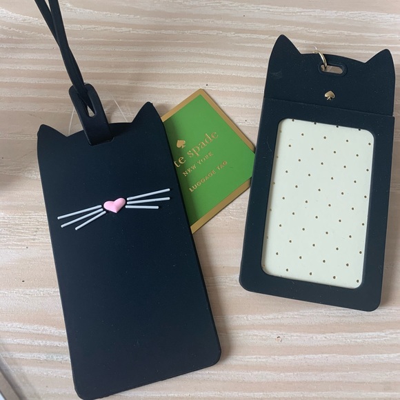 kate spade | Accessories | Kate Spade Kitty Luggage Tag | Poshmark